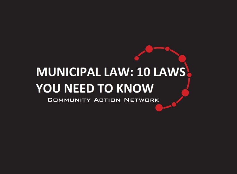 Municipal Law: 10 laws that are important to municipalities – CAN